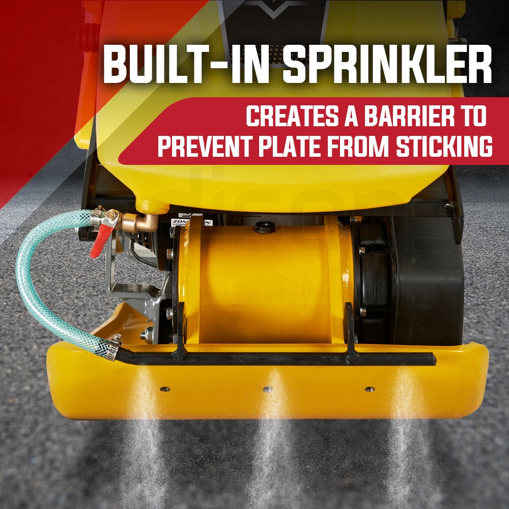 Baumr-AG Plate Compactor 93KG Vibration Wacker Packer Soil Compaction ...