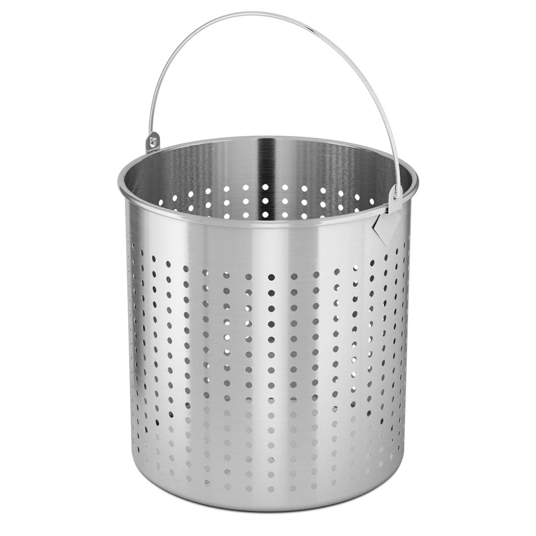 SOGA 98L 18/10 Stainless Steel Stockpot with Perforated Stock pot ...