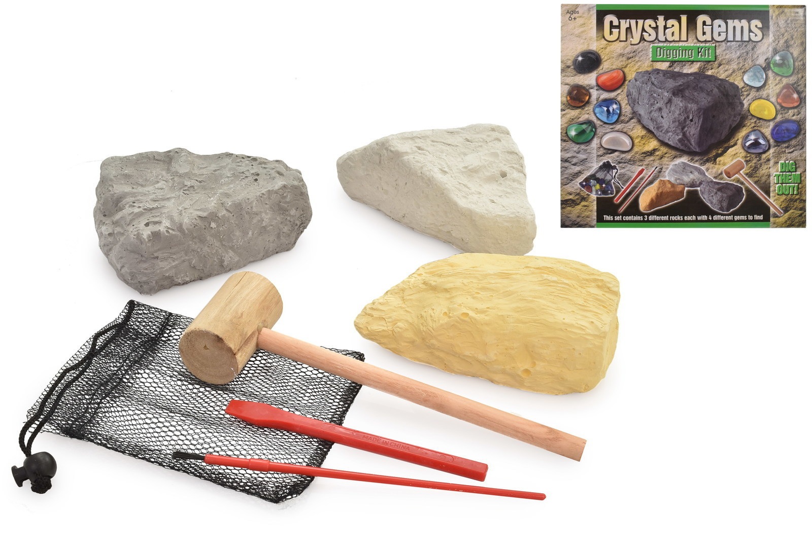 Crystal Gems Digging Kit | Buy Science Kits & Toys - 5033849047542