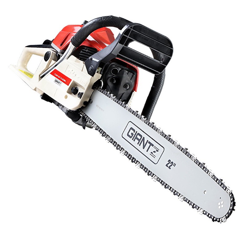 Petrol Chainsaw 75cc 2 Stroke Engine 22 inch Robust Bar Top Handle ...