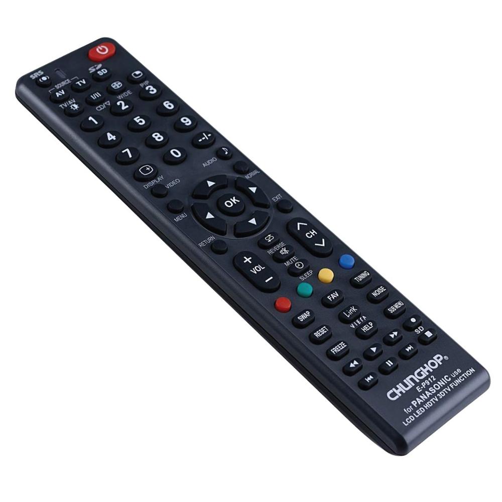 Universal Panasonic TV Remote Control Replacement LCD LED HDTV HD TVs ...