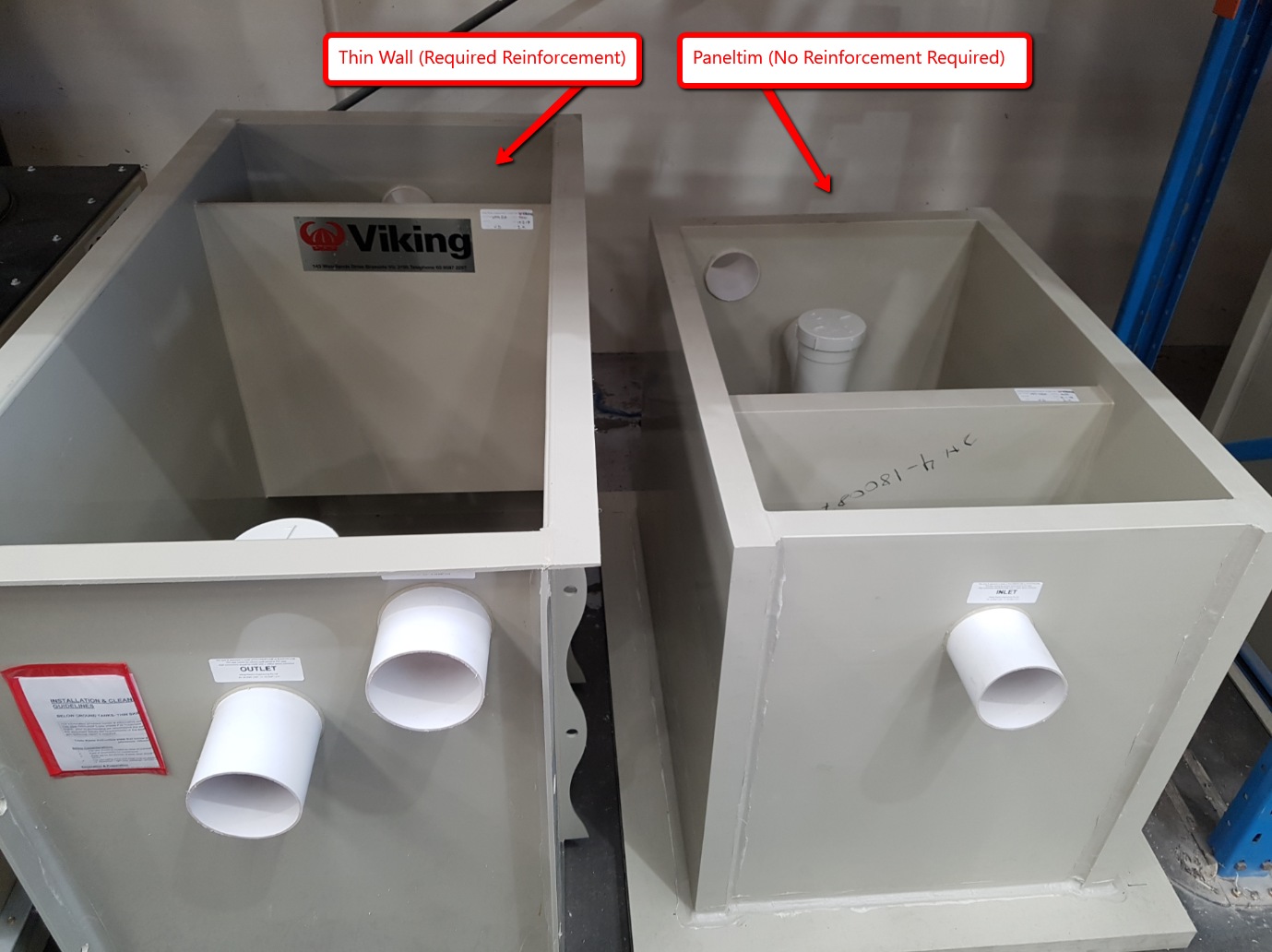 Grease Interceptor - Thin Skin Above Ground - 250 Litres VP9AG-250a ...