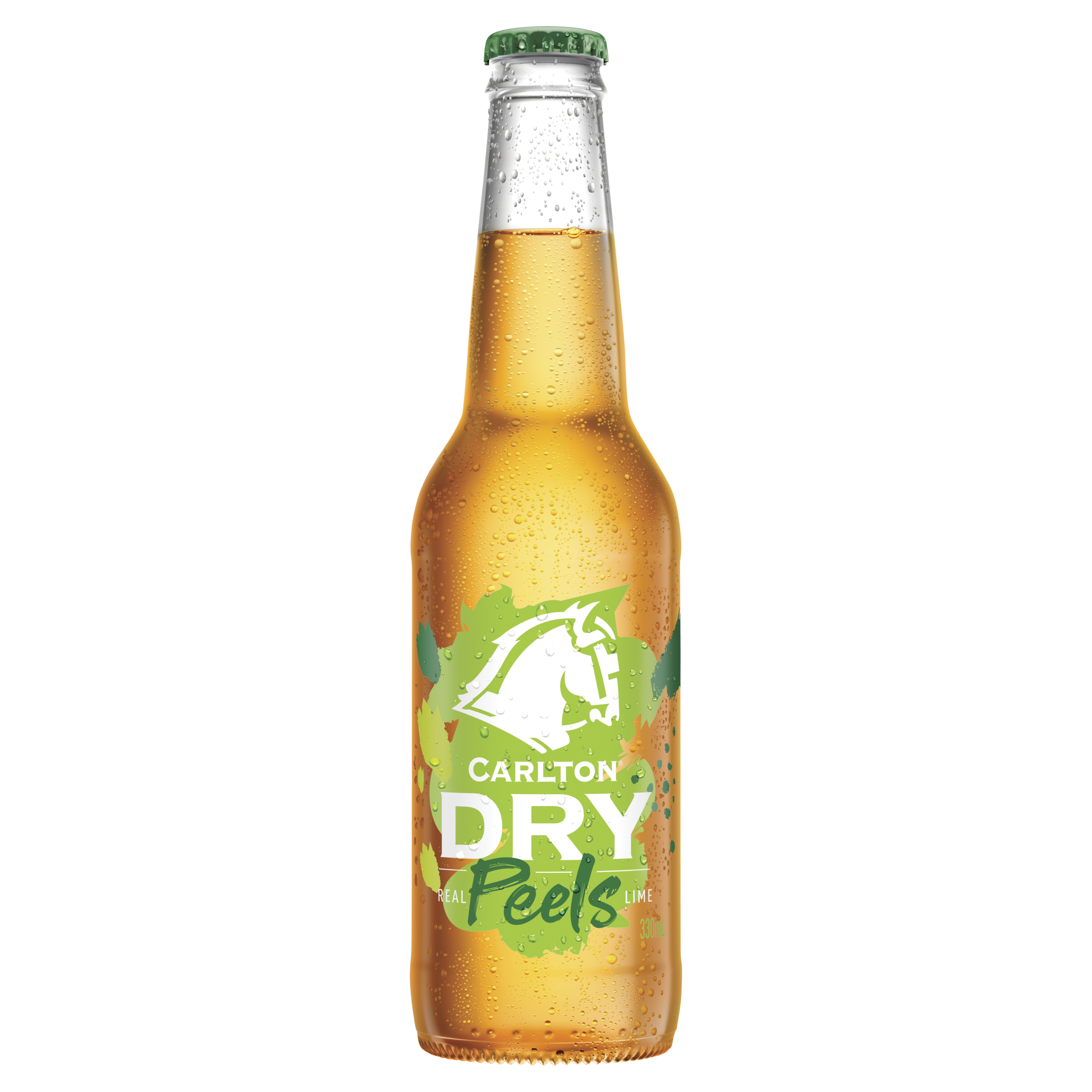 Carlton Dry Lime Peels Beer 24 x 330mL Bottles | Buy Cider - 9320000505727