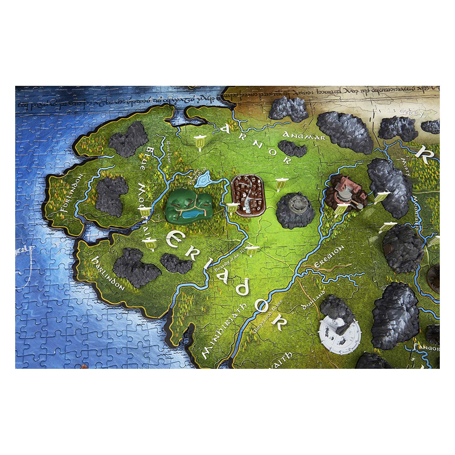 4D Lord Of The Rings Middle Earth 2100pc Puzzle | Buy 3D Puzzles ...