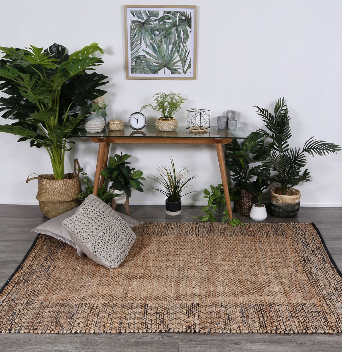 Black Border Jute Rug | Buy Jute & Sisal Rugs - 1556686