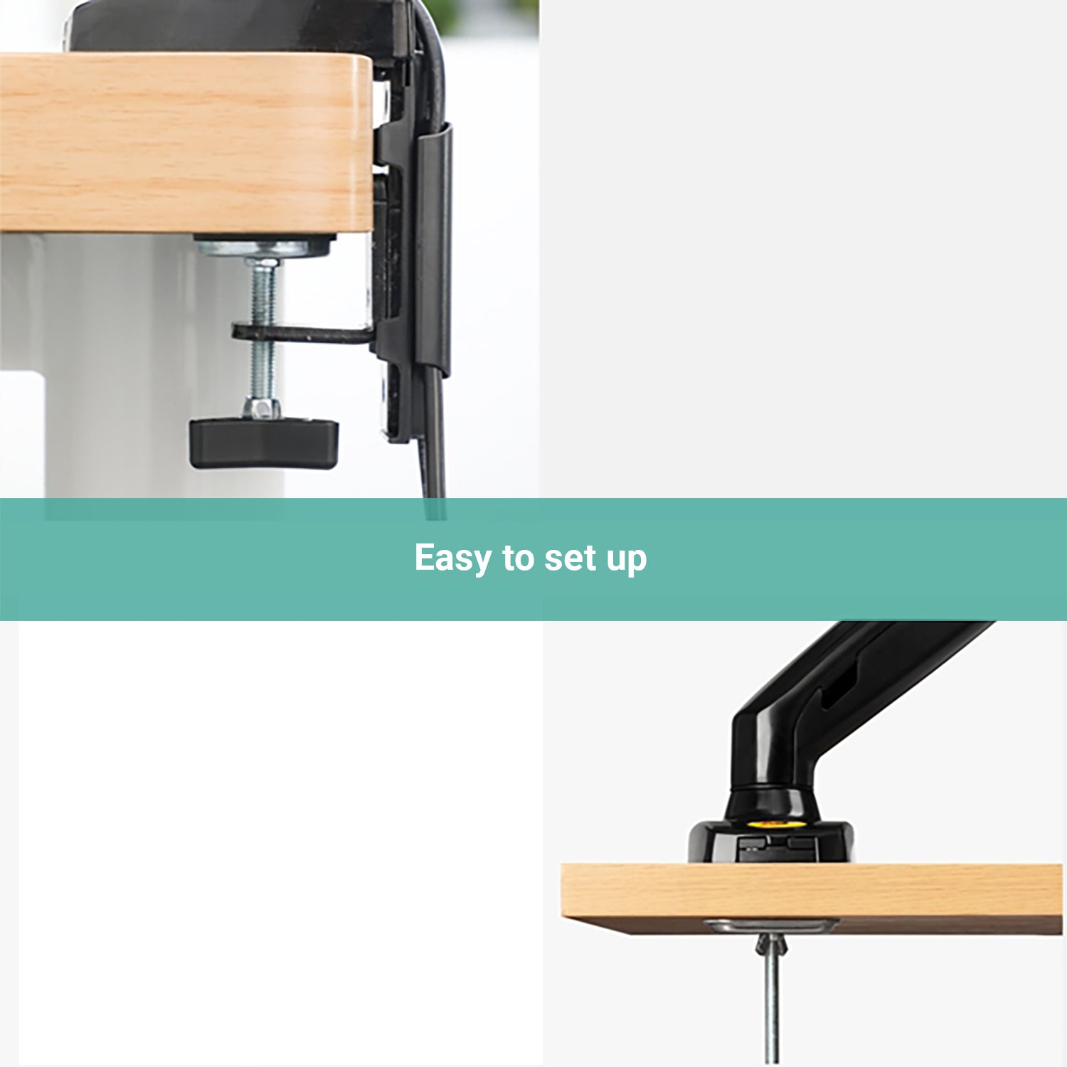 Kartech Computer Monitor Arm LCD Holder Screen Bracket Display Single ...